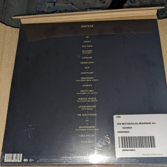 Media | New Joji Nectar Limited Red Vinyl Record Album Brand New Uo Exclusive | Poshmark